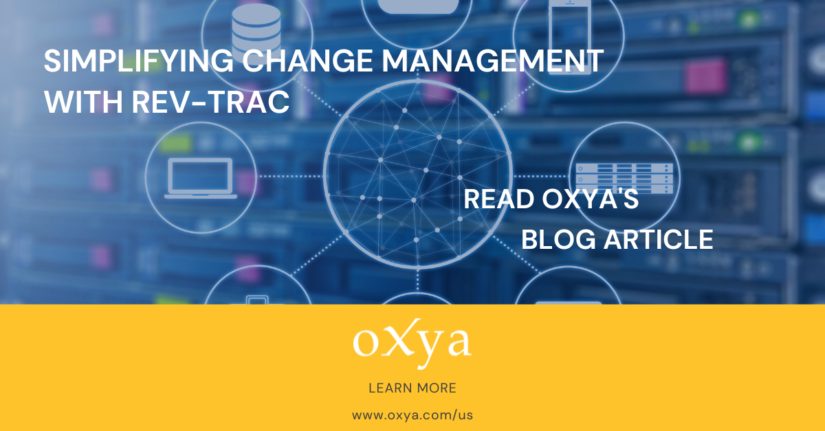 Rev-Trac: SAP Change Management Everyone Can Follow - oXya